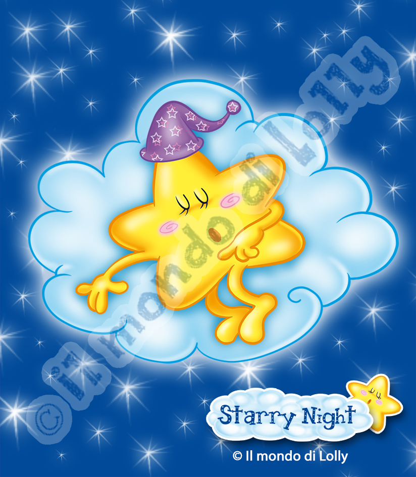 Tazza Starry Night - Stellina Viola