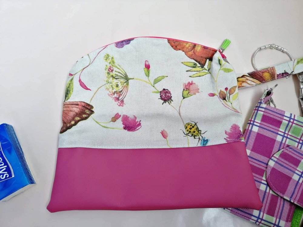Pochette, pochette stoffa, pochette piccola, pochette donna, regalo ...