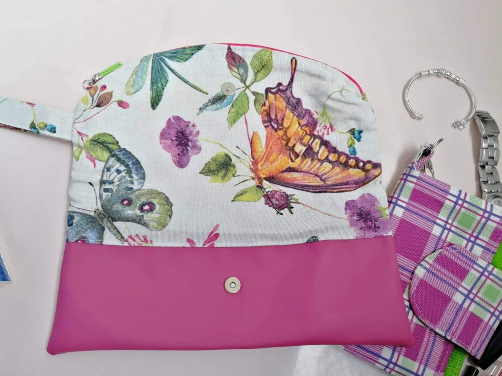 Pochette, pochette stoffa, pochette piccola, pochette donna, regalo ...